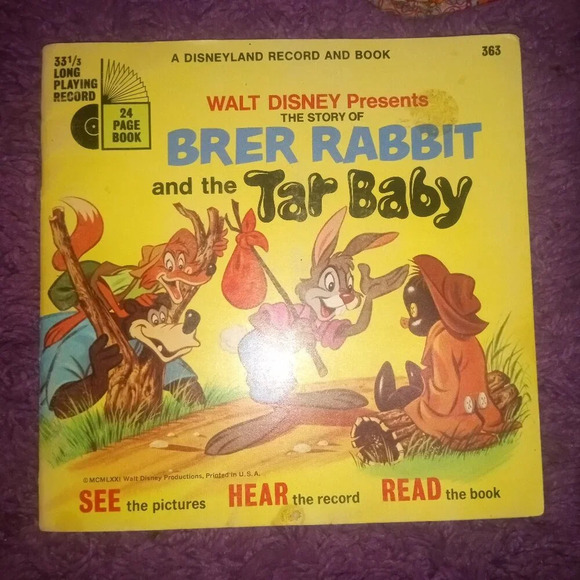 Disney | Other | Walt Disneys Brer Rabbit And The Tar Baby Book And Record | Poshmark
